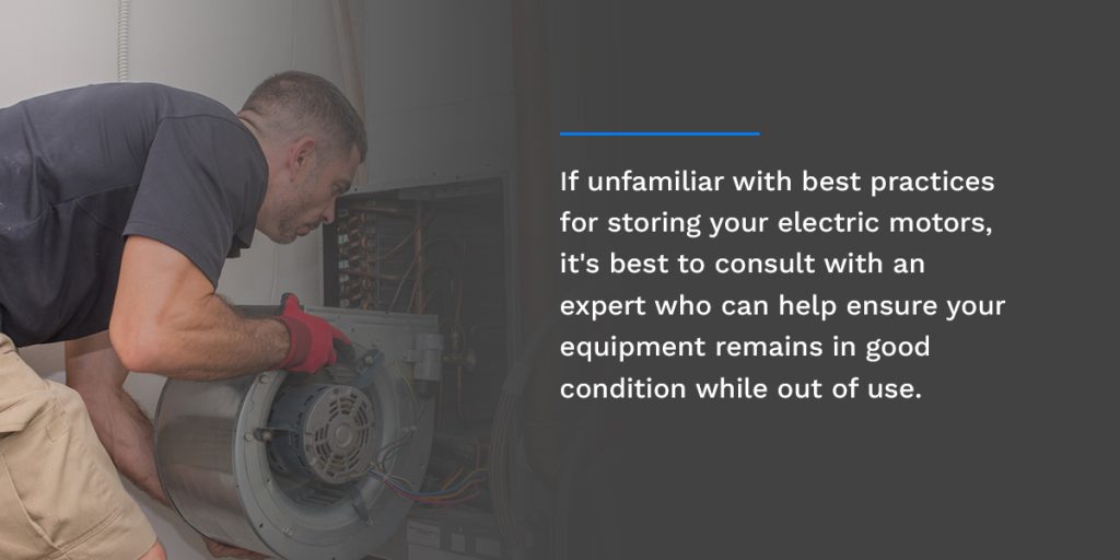 How to Properly Store Your Spare Electric Motor | IEC