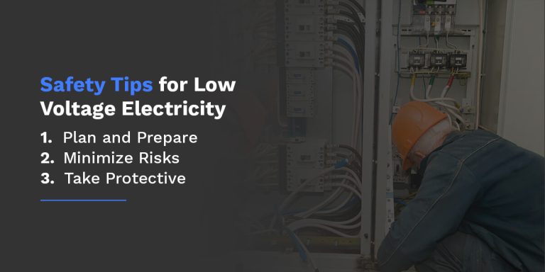 Safety Instructions For Working With Low Voltage